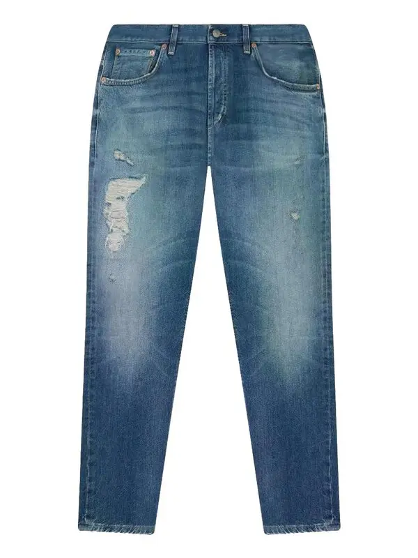 DONDUP Distressed Trousers - Blue