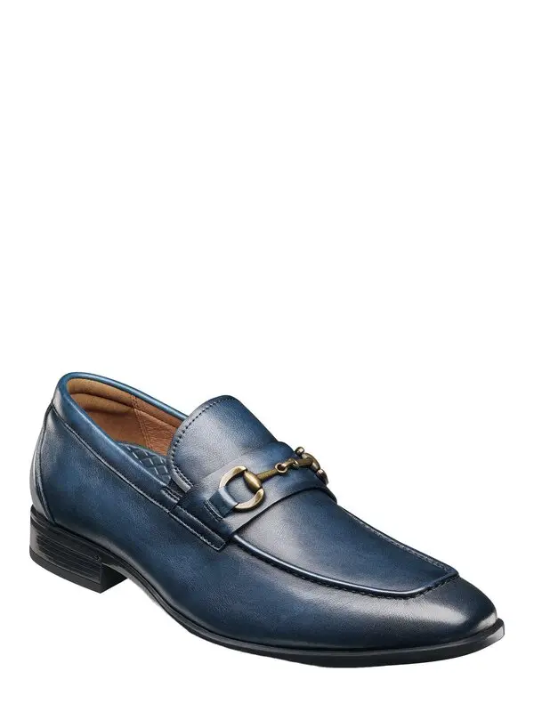 Florsheim Zaffiro Mock Toe Bit Loafer - Navy