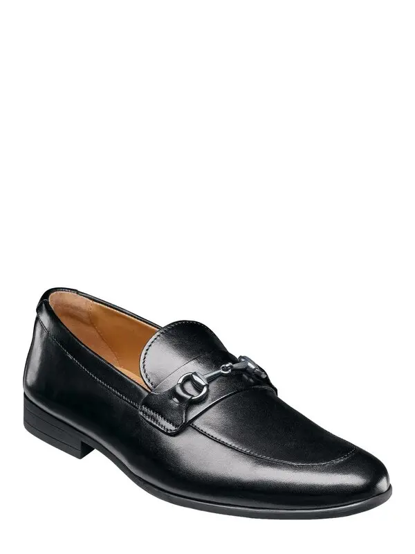 Florsheim Modena Moc Toe Bit Loafer - Black