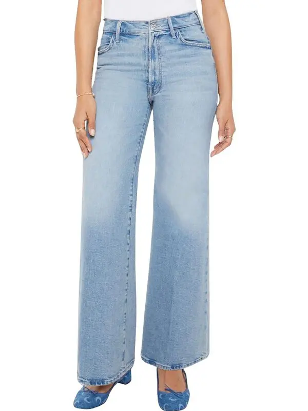 MOTHER Lil' Hustler Roller Sneak Wide Leg Jeans - I Confess