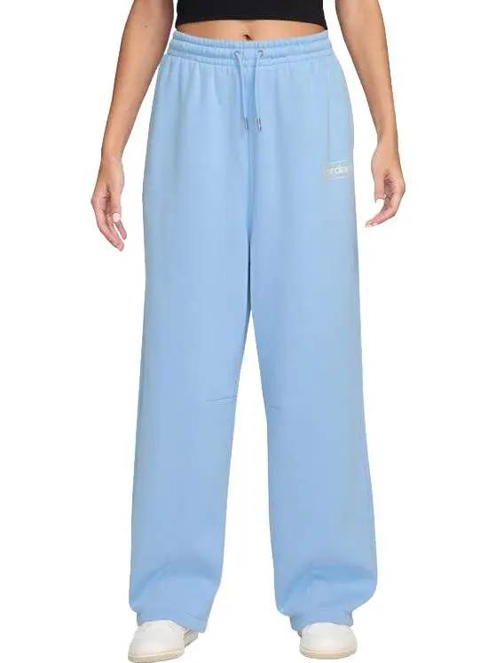 JORDAN Sportswear Wide Leg Sweatpants - Psychic Blue/sail