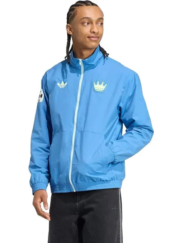 ADIDAS ORIGINALS Charlotte Fc Archive Collection Anthem Full-zip Jacket - Blue