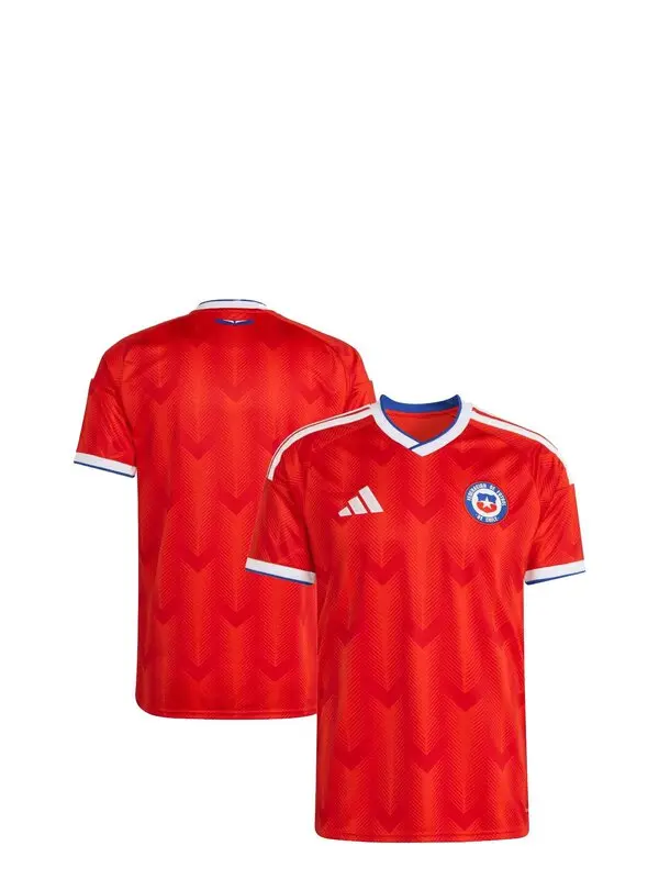 Adidas Chile National Team Fifa World Cup 2026 Home Replica Jersey By - Red
