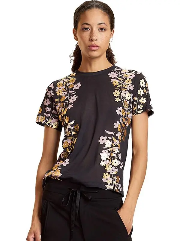 Cynthia Rowley Foil Printed Tee - Multi