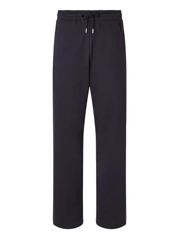 Dries Van Noten Cotton-jersey Sweatpants - Blue