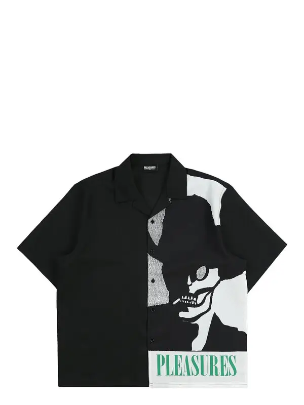 PLEASURES Immoral Button-down Shirt - Black