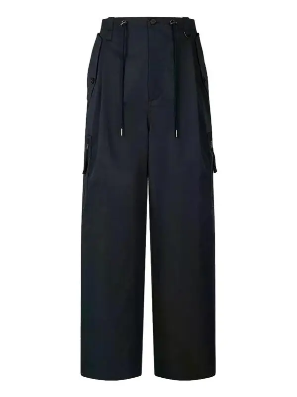 STUDIO TOMBOY Drawstring-waist Cargo Pants - Blue