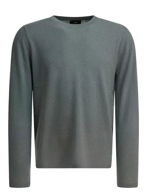Vince Long-sleeve Crew-neck Sweater - Green