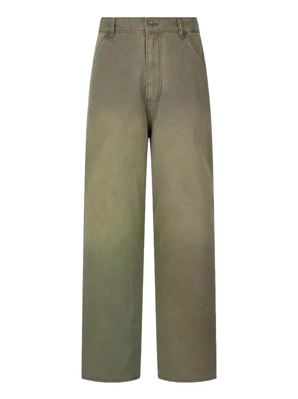 STUDIO TOMBOY Belt-loops Trousers - Green