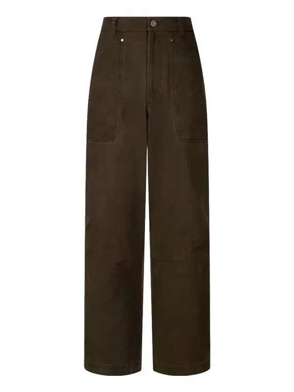 STUDIO TOMBOY Belt-loops Trousers - Brown