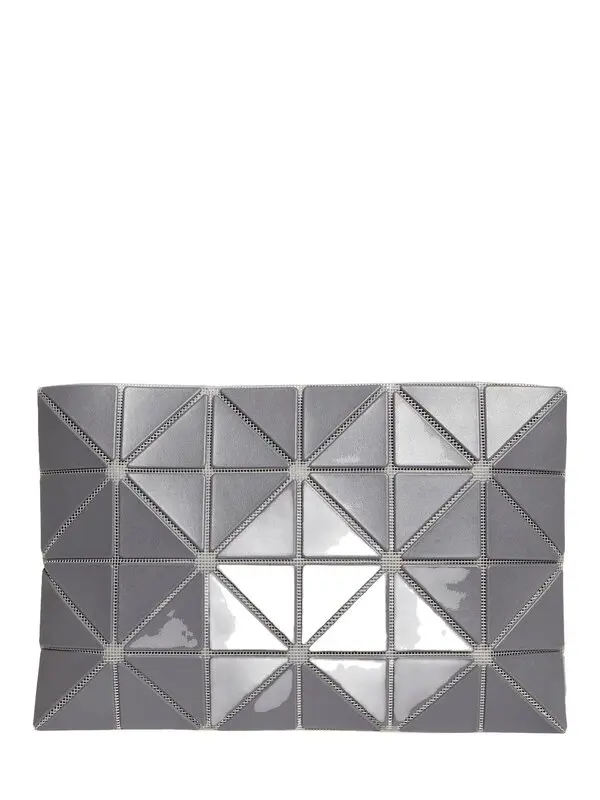 Issey Miyake Lucent Zip Pouch - Dark Gray X Light Gray