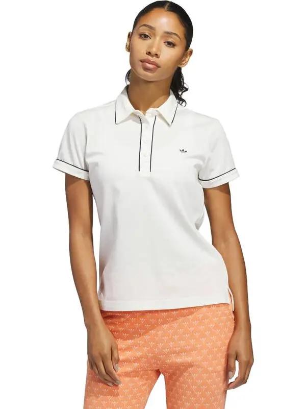 Adidas Originals Solid Polo - Chalk White