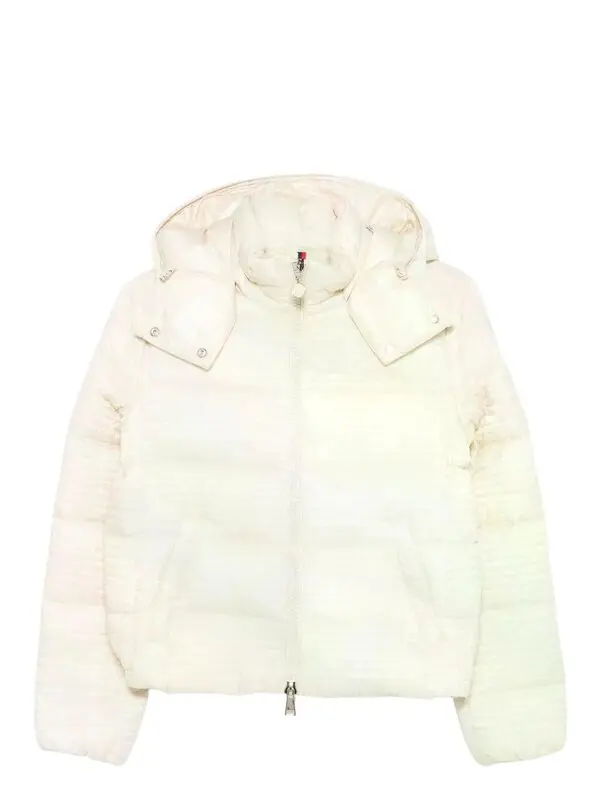 Moncler Hooded Quilted Jacket - Neutrals
