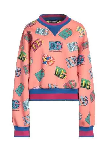 Dolce & Gabbana Printed Scuba Sweatshirt - Salmon Pink