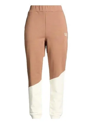 EA7 Cotton Track Pants - Brown
