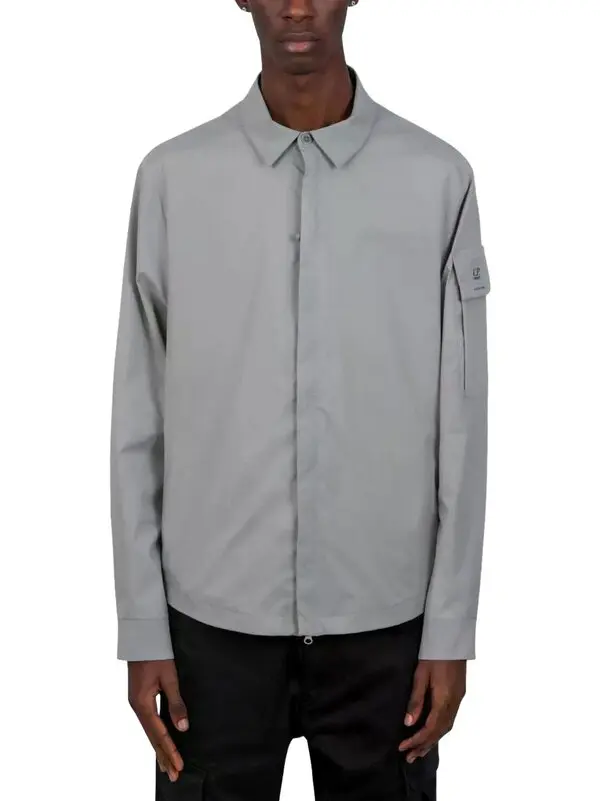 C.P. COMPANY Metropolis Zipped Pocket Shirt - Grey