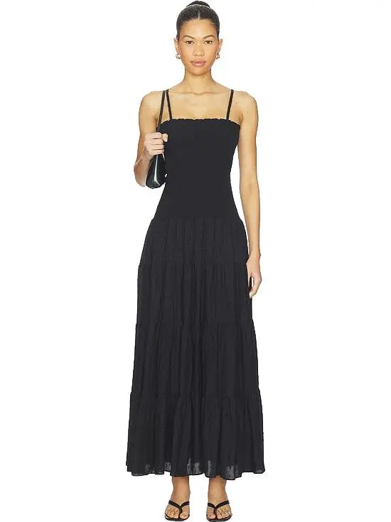 Peixoto Clementine Maxi Dress - Black Lotus