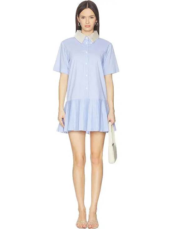 MAUDE CLUB Dalton Dress - Blue Plaid