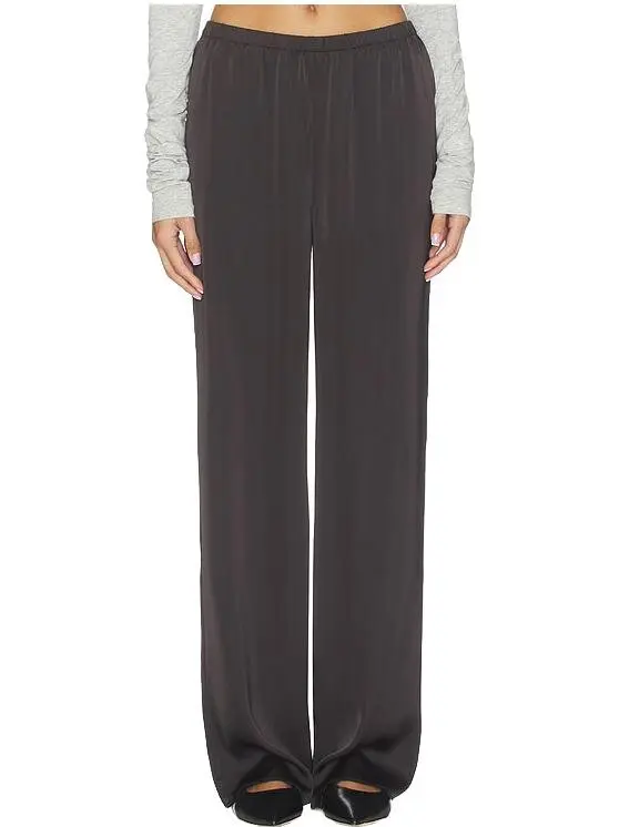 FAVORITE DAUGHTER The Effortless Wide Leg Pants - Espresso