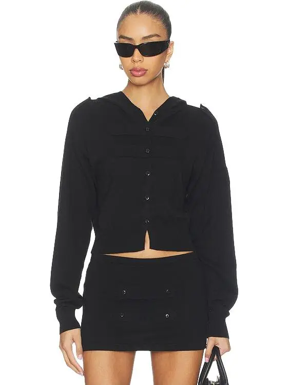 NIIHAI Military Cardi - Black