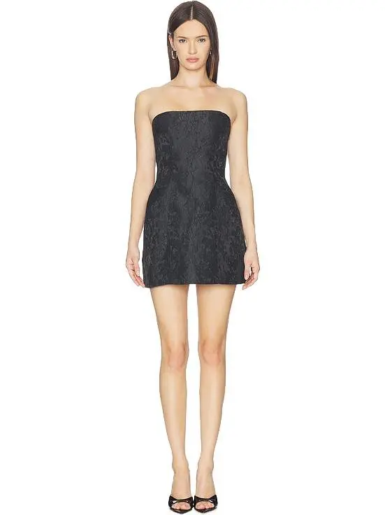 MORE TO COME Chrissie Mini Dress - Black
