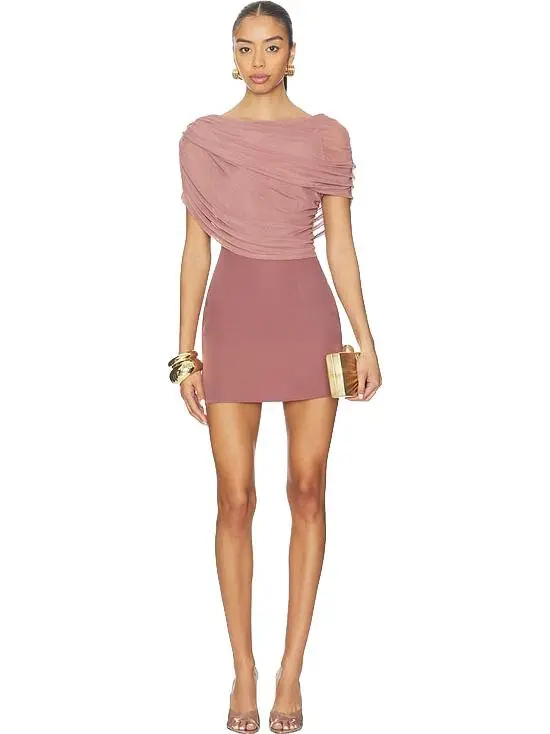 Superdown Bailey Mini Dress - Mauve