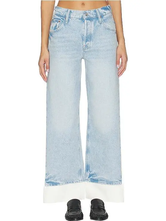 MOTHER The Nacho Double Dip Nerdy Jeans - Blue