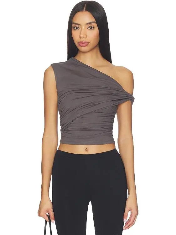 Superdown Alessia Top - Grey