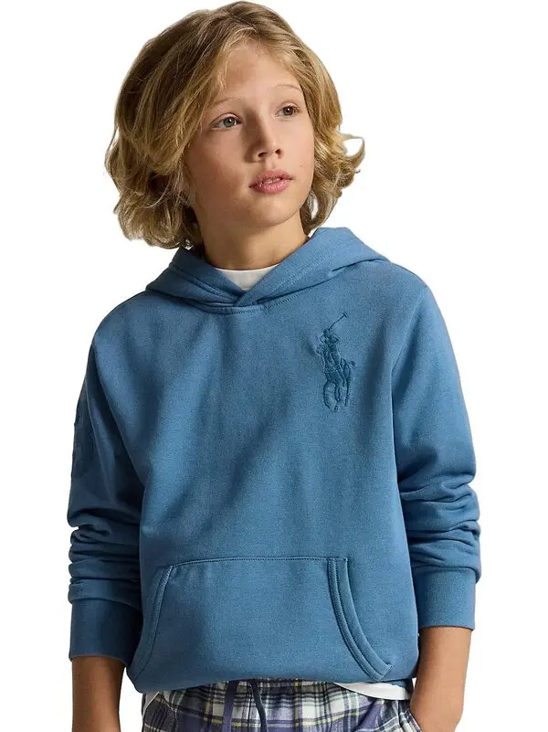 Ralph Lauren Big Pony French Terry Hoodie - Camp Blue