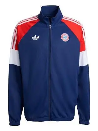 Adidas Fc Bayern Munich Lfstlr Track Top - Dark Blue/red/white