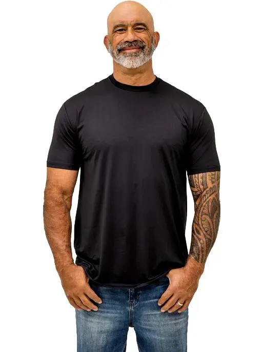 EPIC FITS Active Tech 3-pack Crew Neck T-shirts - Black