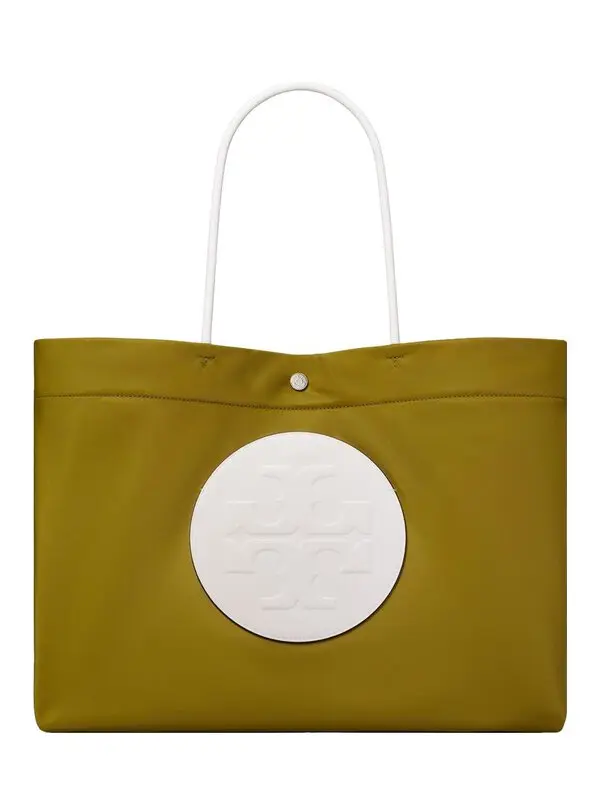 Tory Burch Ella Twist Reversible Tote - Moss