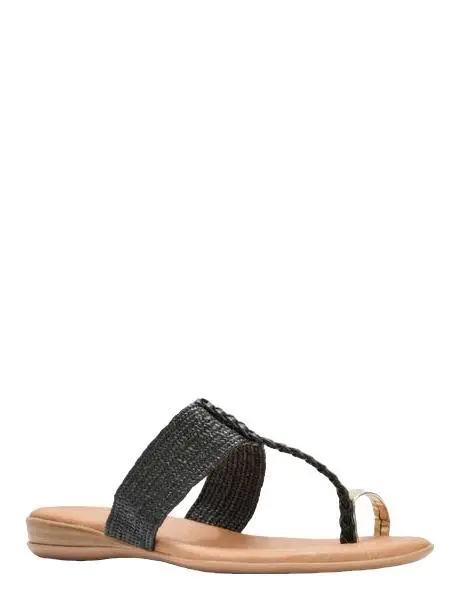 Andre Assous Neo Toe Loop Sandal - Black