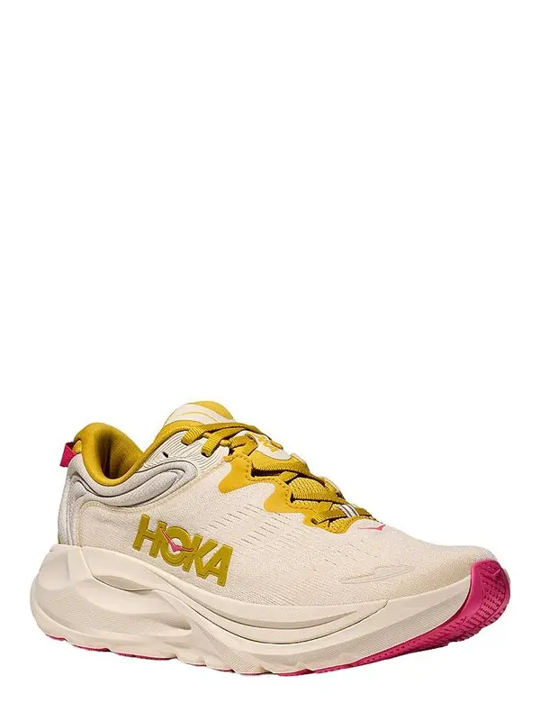 HOKA® Gaviota Running Sneakers - Birch/yellow Gold