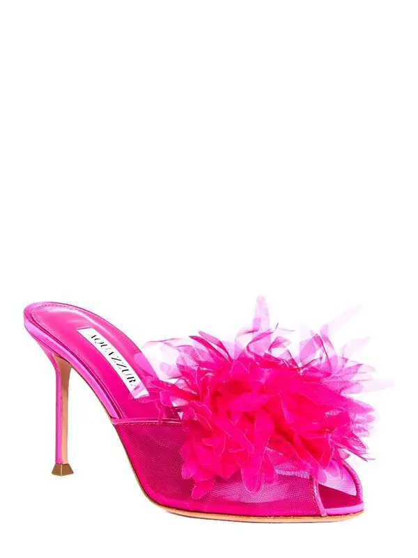 AQUAZZURA Poeme Mule Pumps - Pink