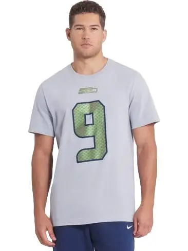 Nike Kenneth Walker Iii Wolf Seattle Seahawks 2025 Rivalries Collection Player Name & Number T-shirt - Gray