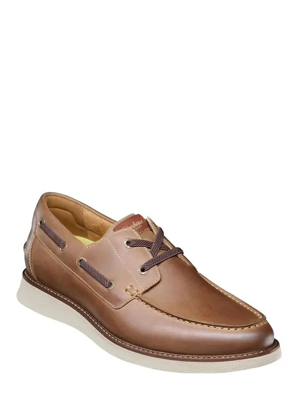 Florsheim Moc Toe Lace-up Boat Shoe - Brown