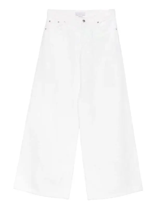 Stella McCartney Wide-leg Jeans - White