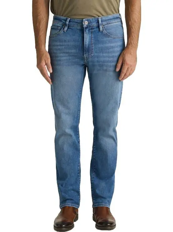 34 Heritage Courage Straight Leg Jeans - Light Brushed Aerodenim