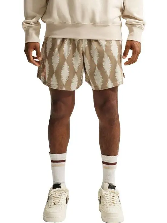 Nike Sportswear Club Mesh Flow Shorts - Parachute Beige/orange Frost