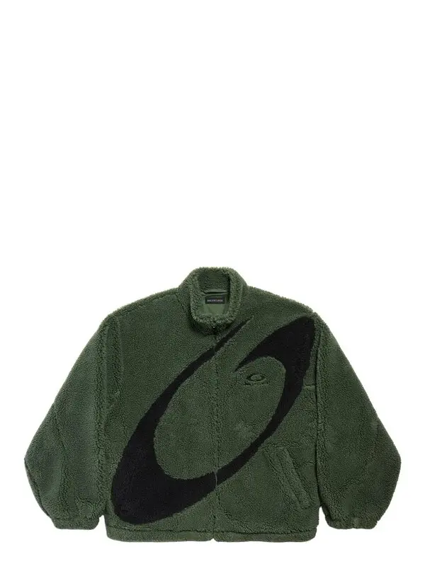 Balenciaga Loop Sports Icon Zip-up Jacket - Green