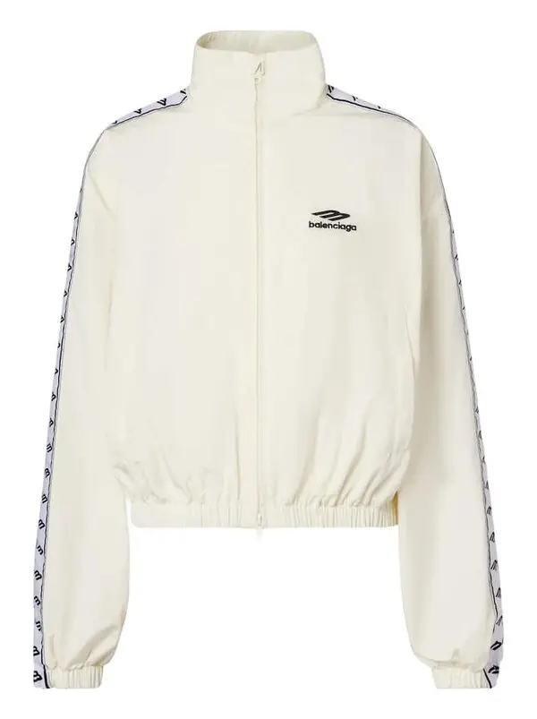 Balenciaga 3b Sports Icon Track Jacket - White