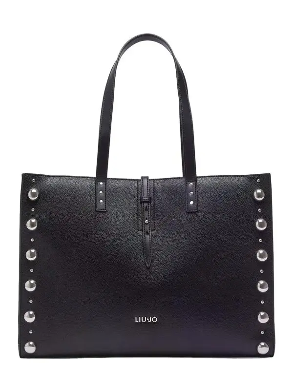 Liu Jo Stud-embellished Tote Bag - Black