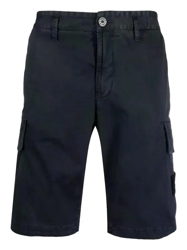 Stone Island Cargo Pocket Shorts - Blue
