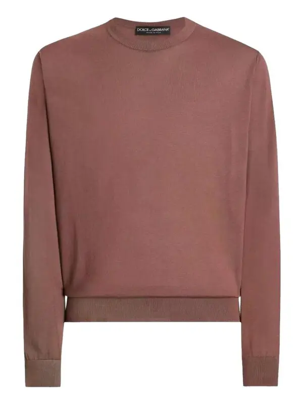 Dolce & Gabbana Cashmere Crewneck Sweater - Brown
