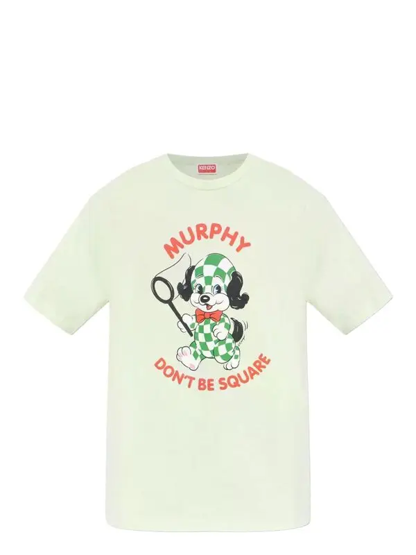 Kenzo Graphic-print T-shirt - Neutrals
