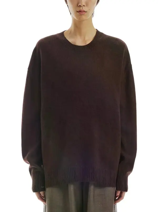 R2W Cashmere Crew-neck Sweater - Brown