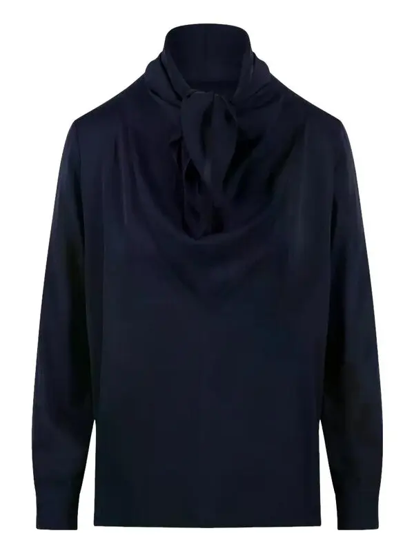 Max Mara Tie-neck Blouse - Blue