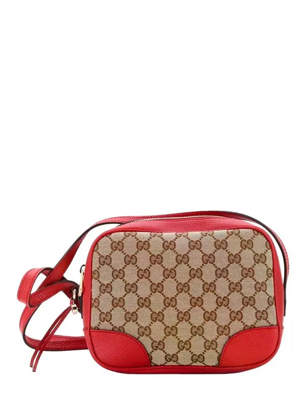 Gucci Bree Disco Gg Canvas Mini Crossbody Bag - Brown