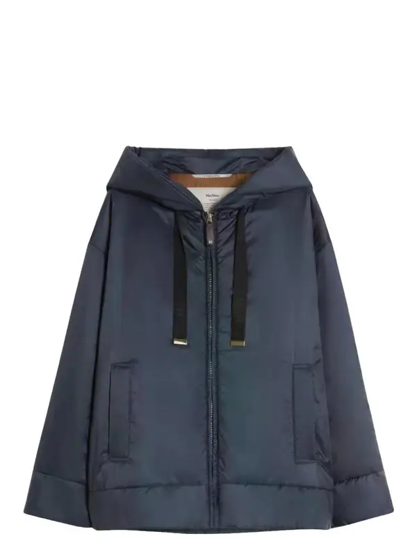 Max Mara Hooded Padded Coat - Blue